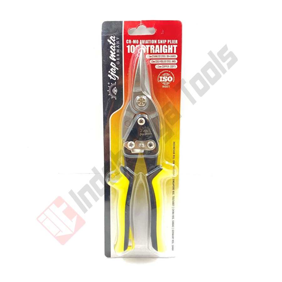 Jual TJAP MATA Aviation Snip 10 Inch Gunting Baja Ringan Lurus Hollow ...