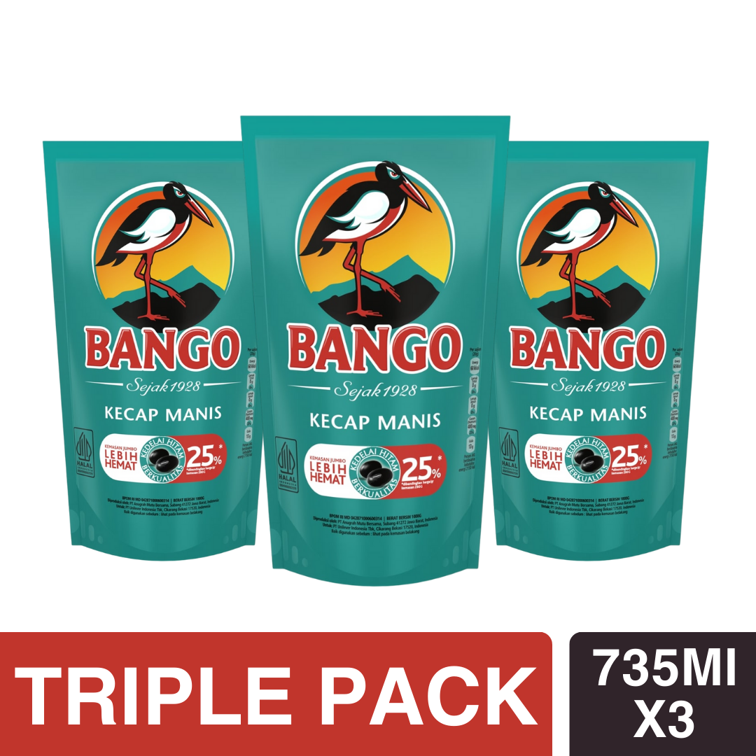 Jual 1 Renceng 12 Sachet Bango Kecap Manis 25 Gram Kecap Bango Kemasan ...