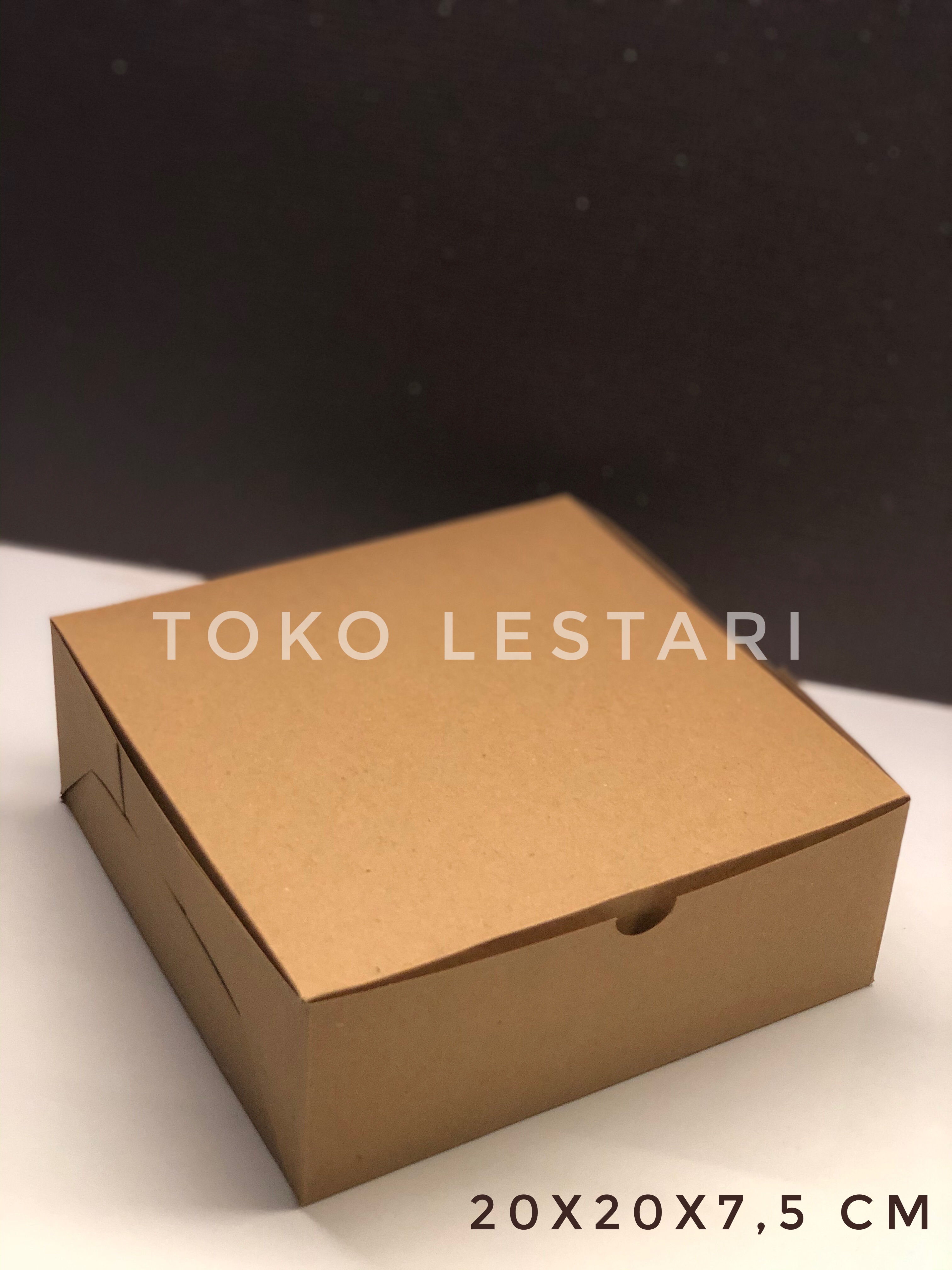 Jual Sh Kotak Karton Coklat Khusus Packing Tebal Dan Murah Isi 10 Pcs ...