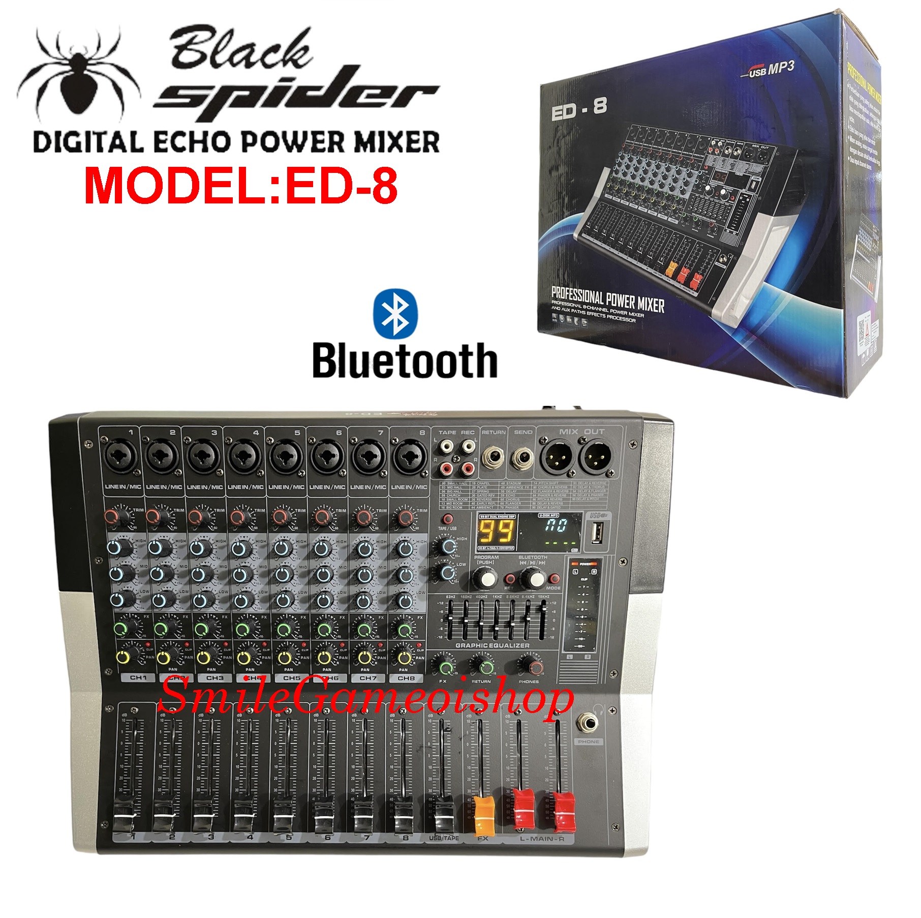 Jual Mixer 8 Channel Black Spider Terbaru - Sep 2024 | Lazada.co.id