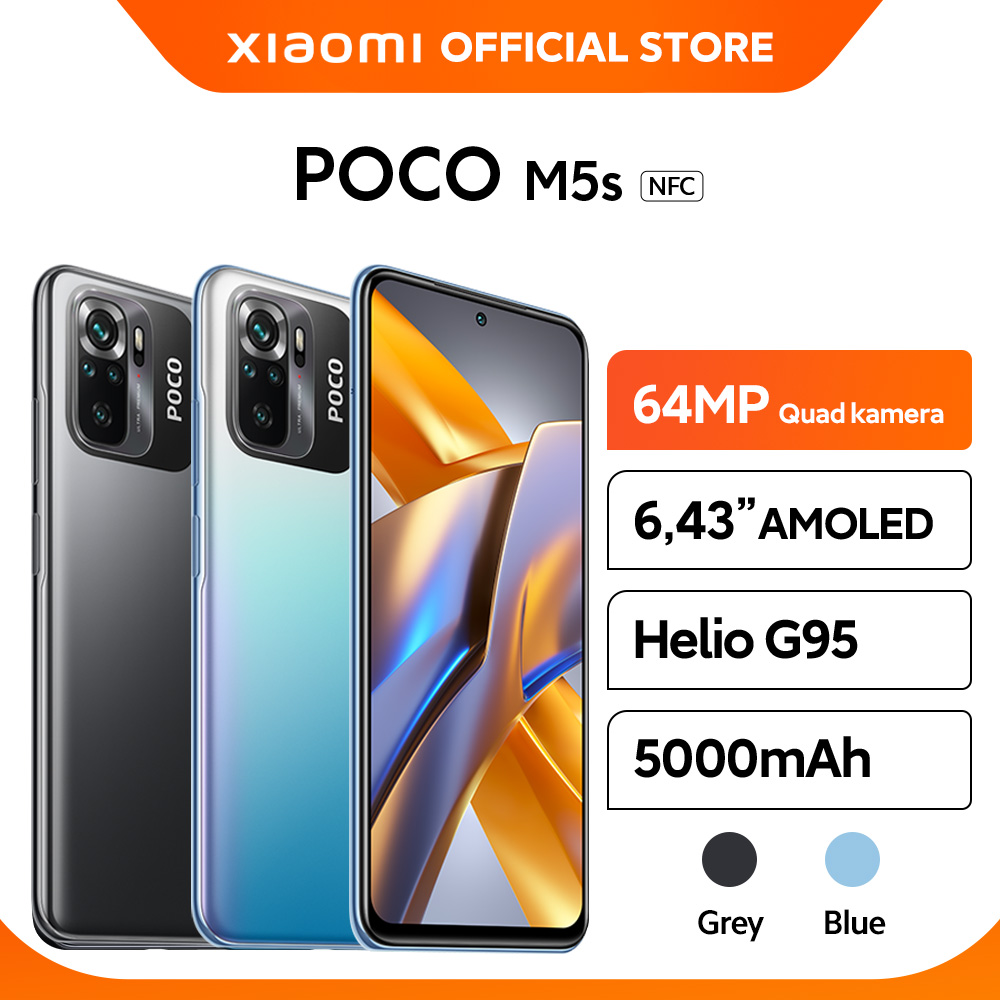 Xiaomi Official POCO M5s (4/64GB) | (6/128GB) Helio G95 64MP Quad ...