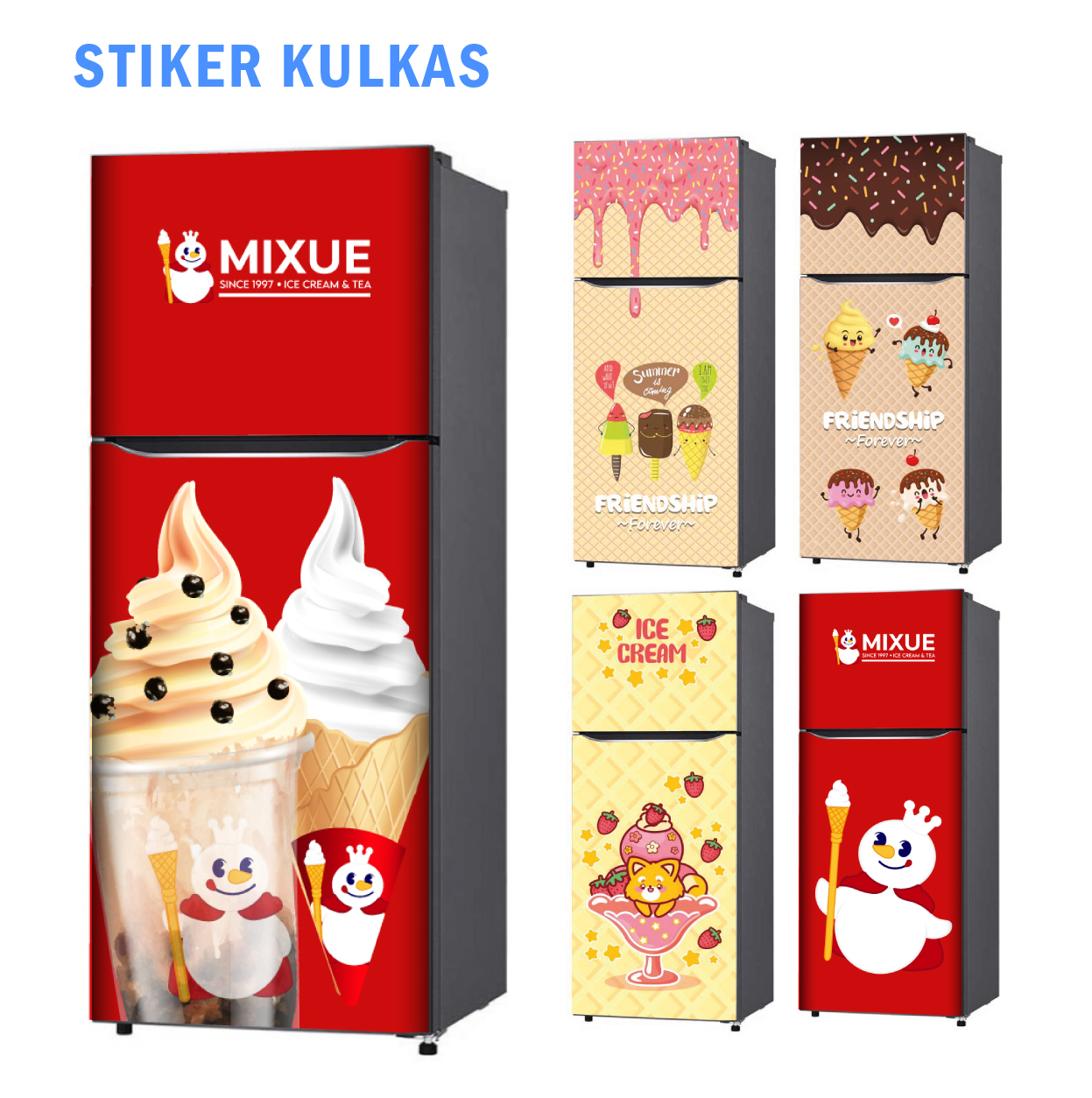 Jual Stiker Freezer Box Motif Es Krim Terbaru - Jan 2025 | Lazada.co.id