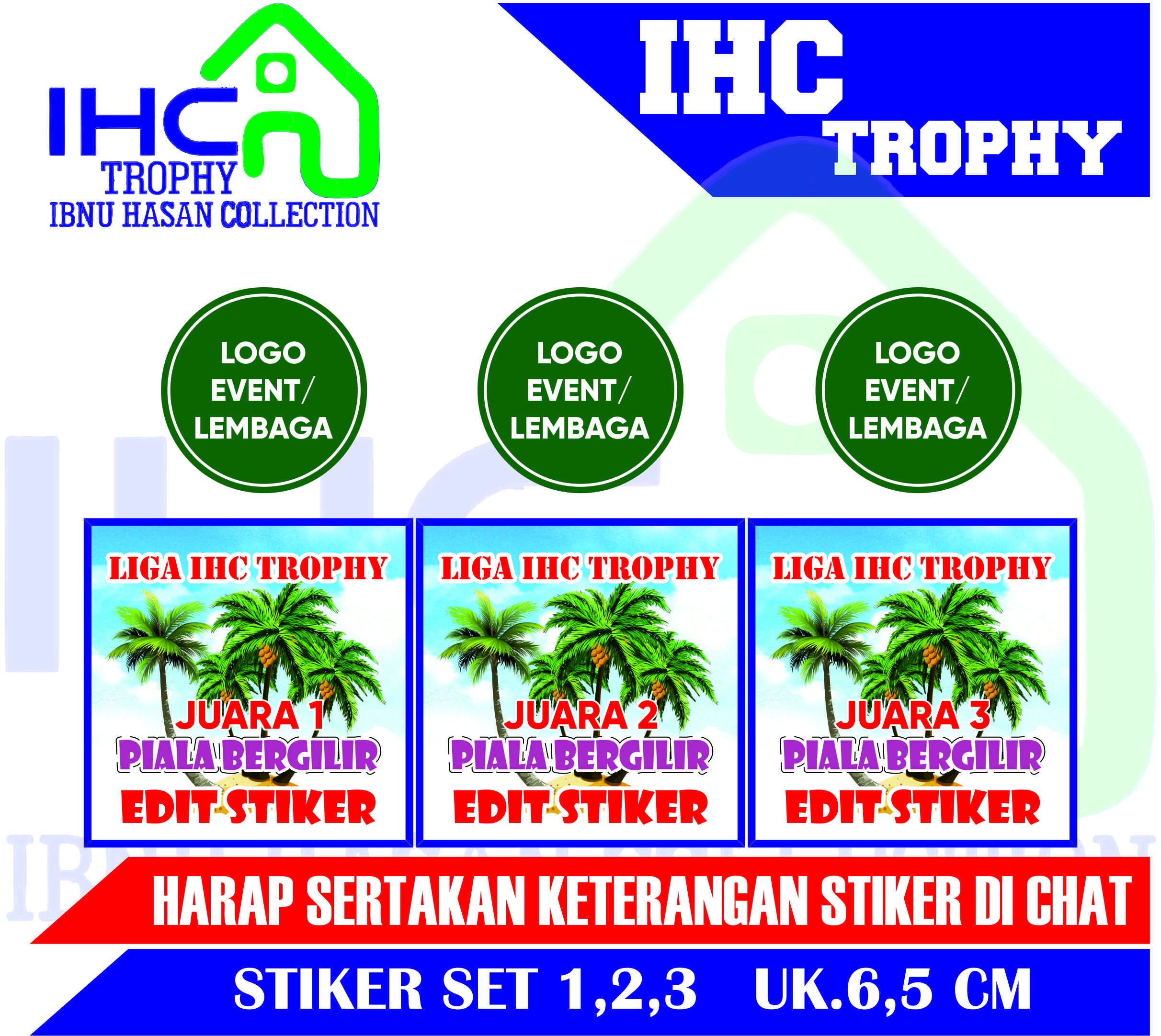 Stiker Piala Lomba - Jual Stiker Piala Lomba Terbaru Indonesia | Stiker ...