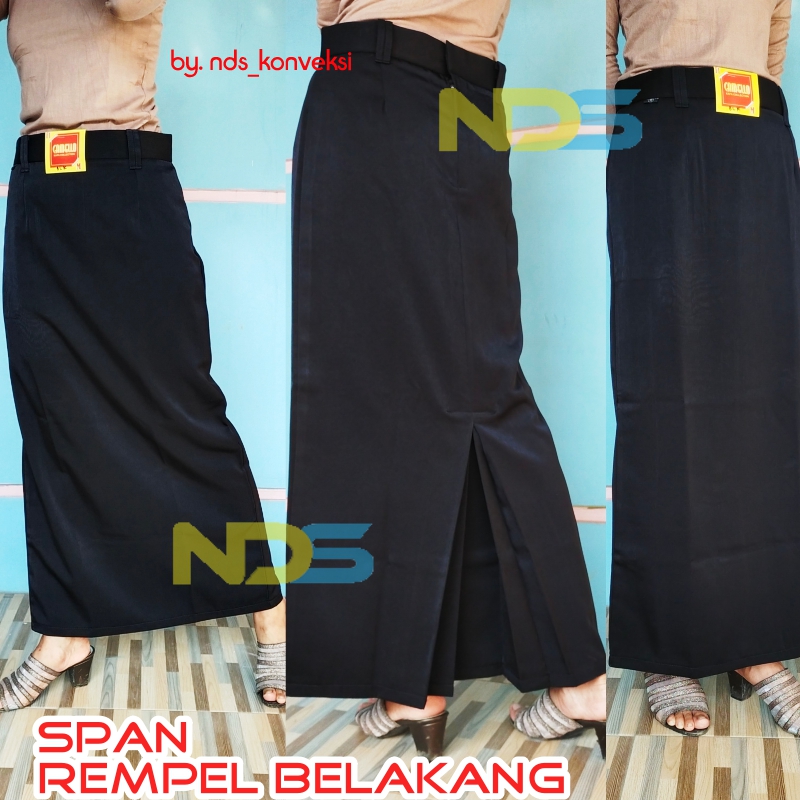 Jual Rok Span Hitam Panjang Belah Samping Terbaru - Jun 2024 | Lazada