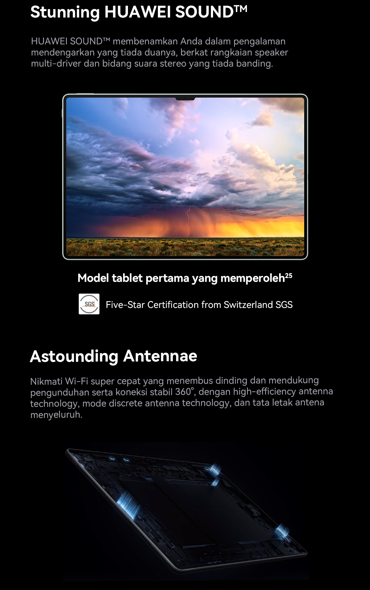 Jual HUAWEI MatePad Pro 13.2 Tablet | 2.8K OLED | 144Hz | Touchpad Keyboard | NearLink M-Pencil ...