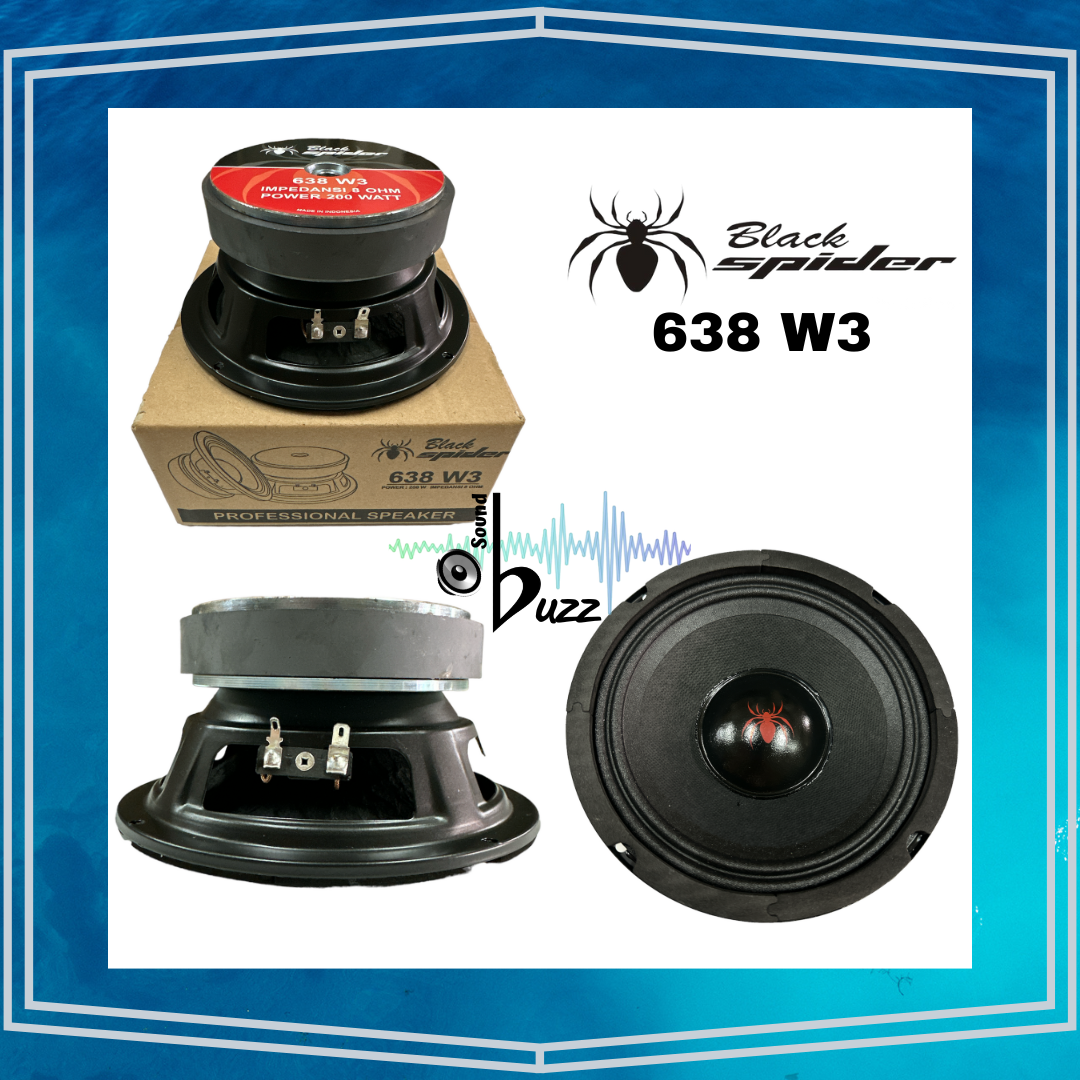 Jual Spiker 6 Inci Super Bass Black Spider Terbaru - Aug 2024 | Lazada ...