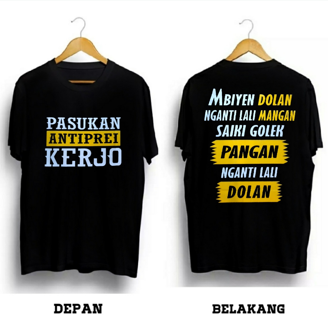 baju kata kata kalo di tempat kerja itu nyari duit bukan nyari muka ...