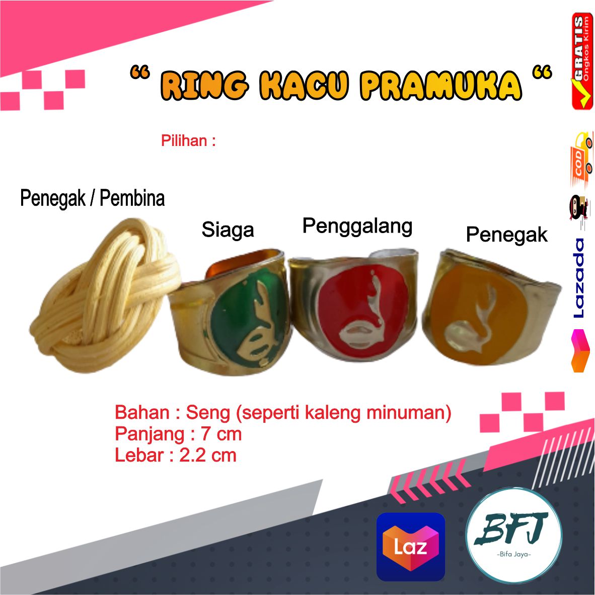 Jual Pin Pramuka Custom Satuan Terbaru - Jul 2024 | Lazada.co.id