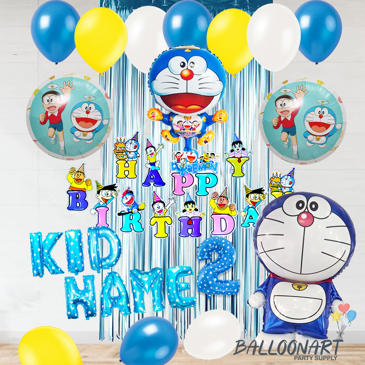 Jual Balon Doraemon Dan Bintang Ulang Tahun Terbaru - Jul 2024 | Lazada ...