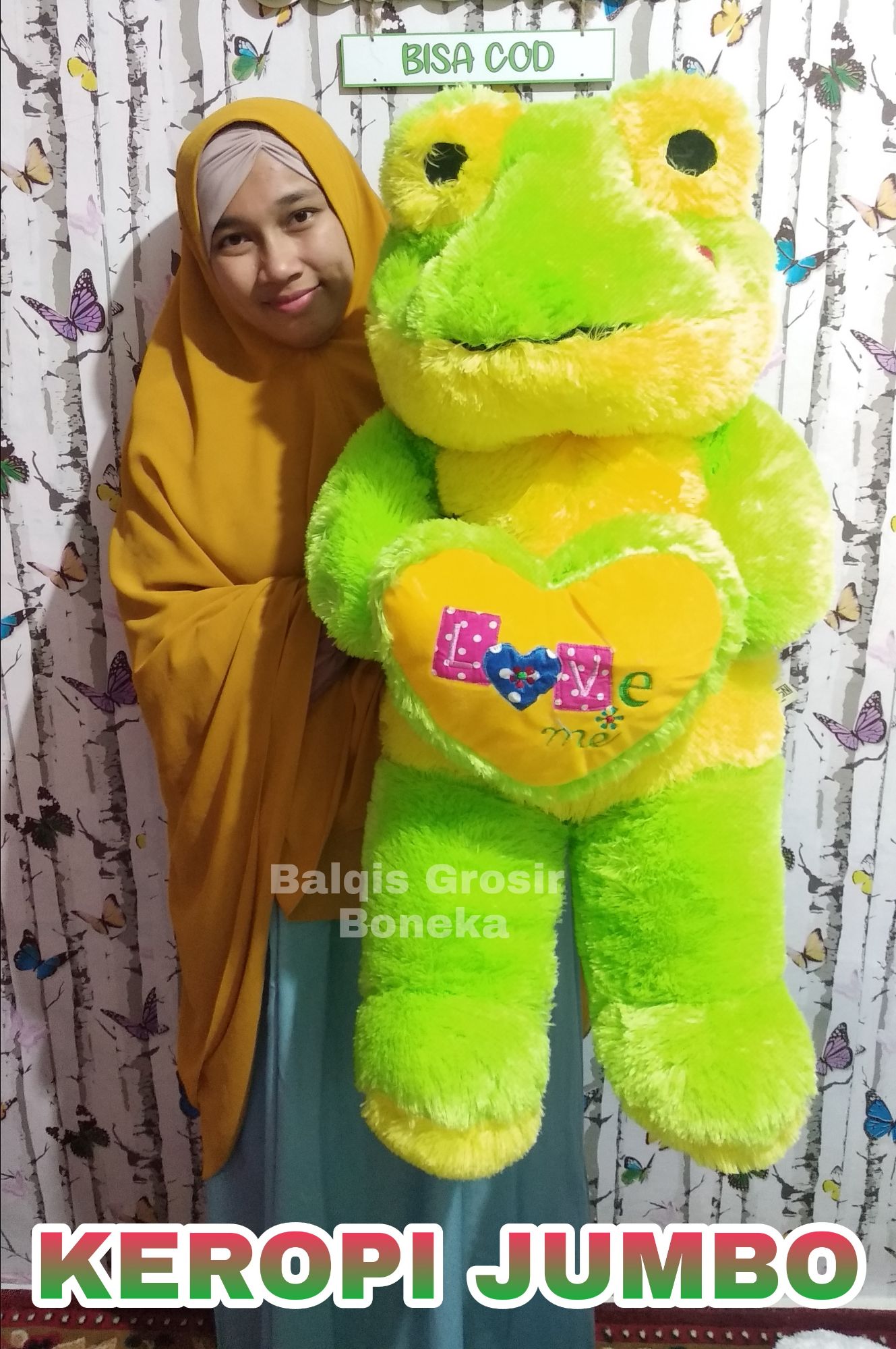 Boneka Keroppi Jumbo