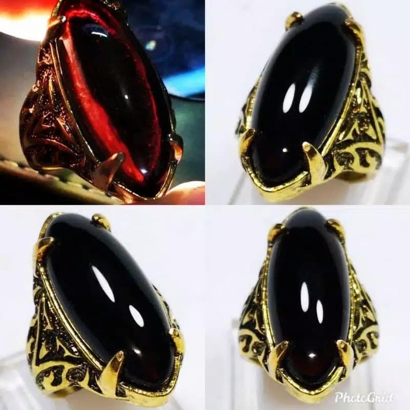 Batu Kecubung Asihan Hitam