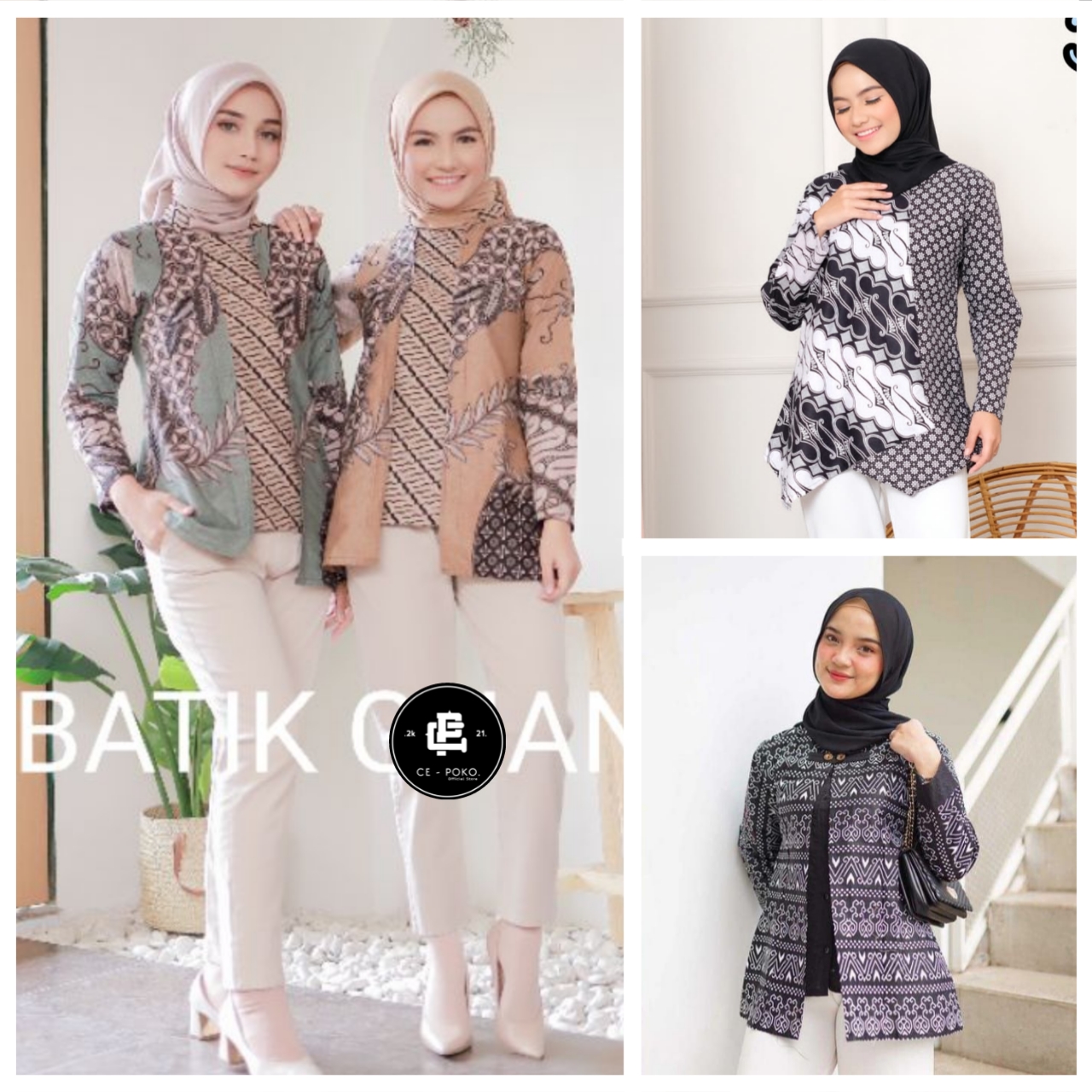 Gambar Model Baju Batik Untuk Wanita Gemuk STORE.co.id Model Busana