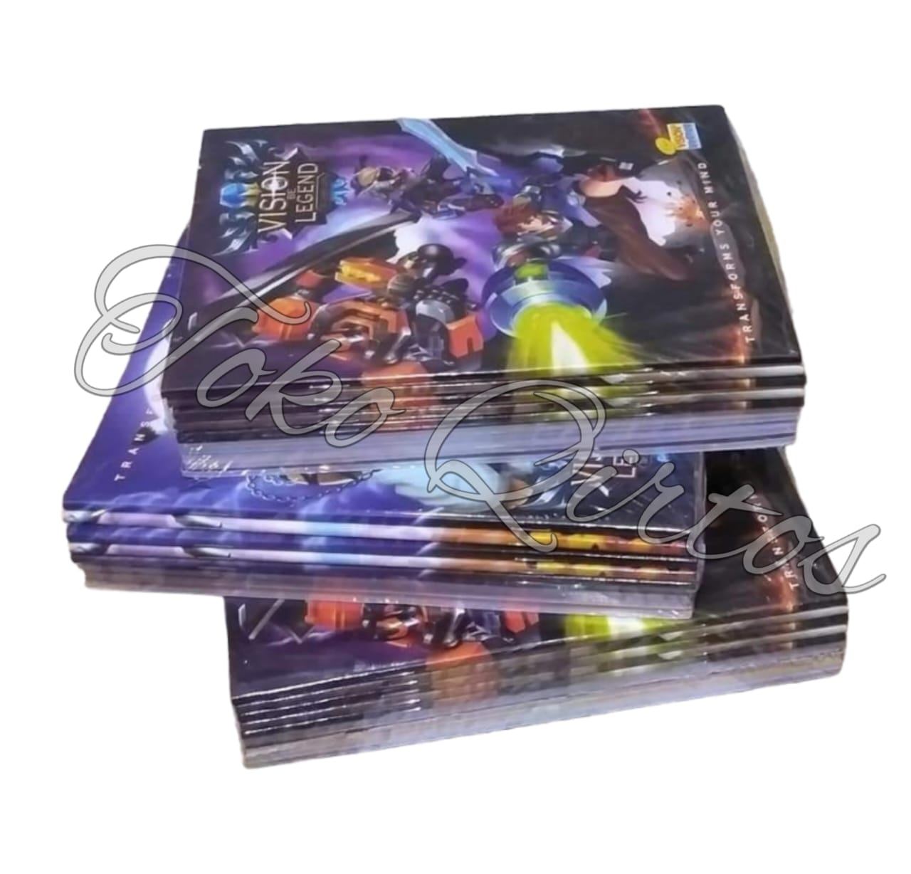 Jual Buku Tulis Murah Vision 38 Lembar 1 Pack Isi 10 Buku Motif Cewek ...