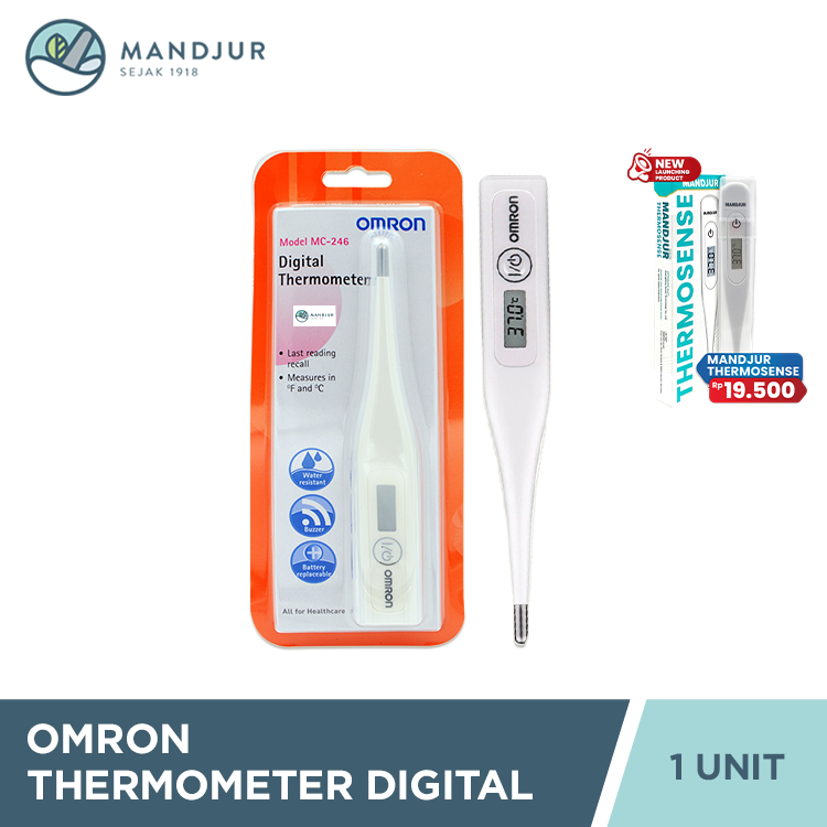 Jual Termometer Digital Omron Yang Bisa Ganti Baterai Terbaru - Oct ...