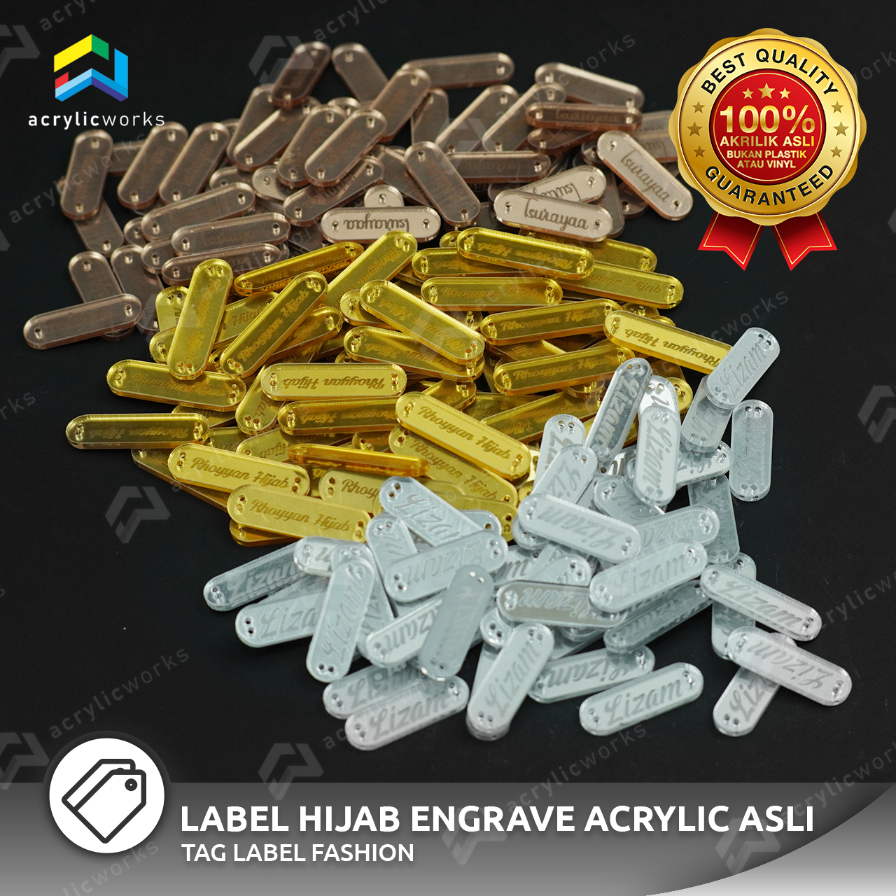 Jual Label Hijab Plat Besi Terbaru - Jun 2024 | Lazada.co.id