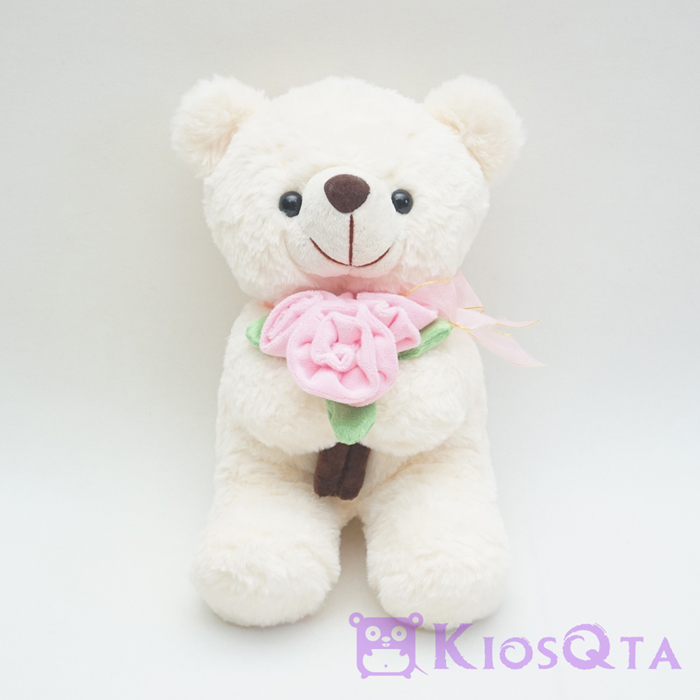 Boneka Beruang Putih Lucu