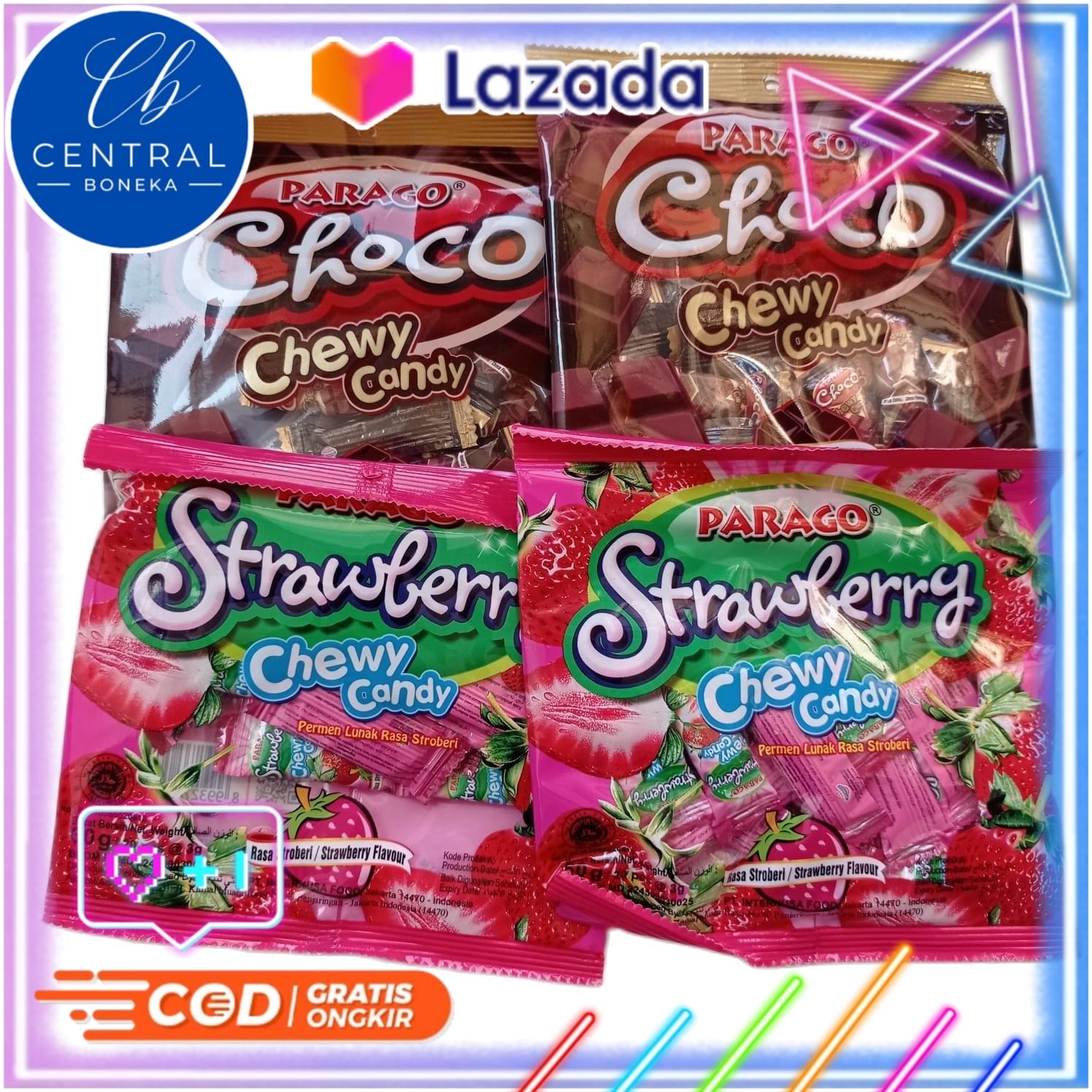 Jual Toll Milk Candy Original Aneka Rasa Buah Permen Lunak Rasa Susu ...