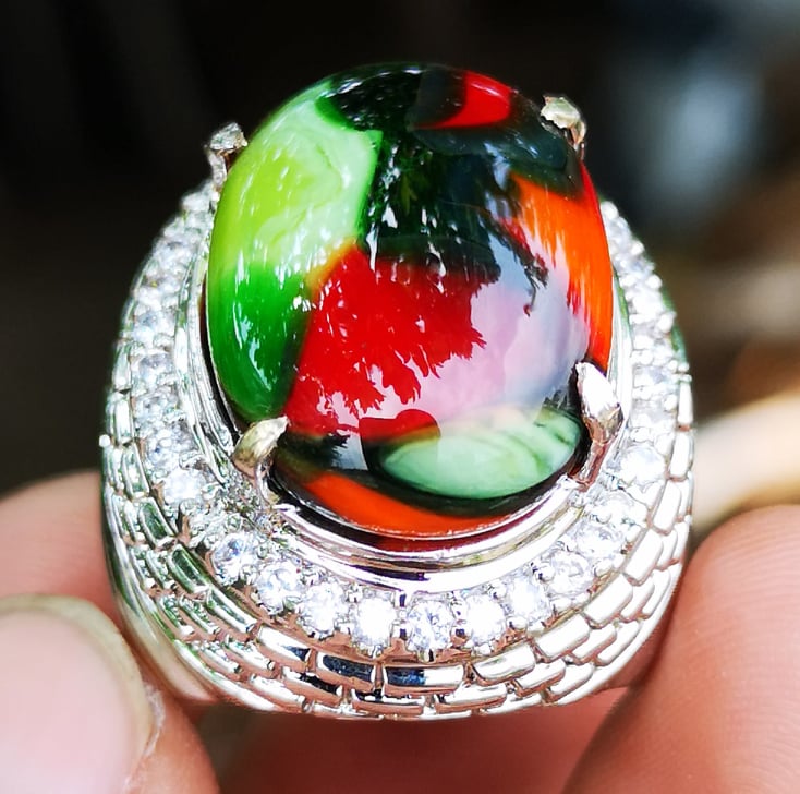 Batu Panca Warna Asli