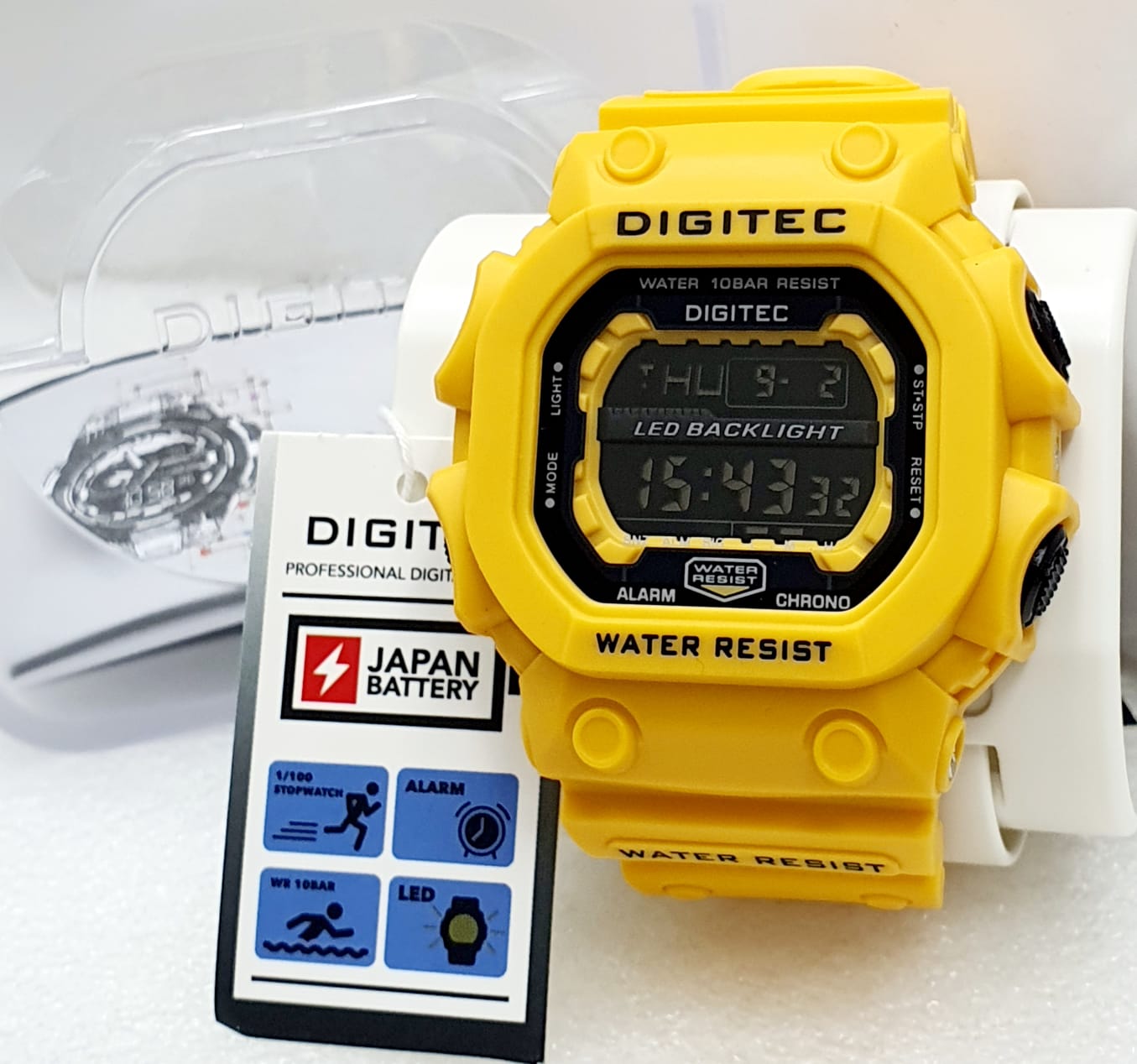 Jual FREE BOX BERGARANSI 100% Jam Tangan Pria DIGITEC Chronograph ...