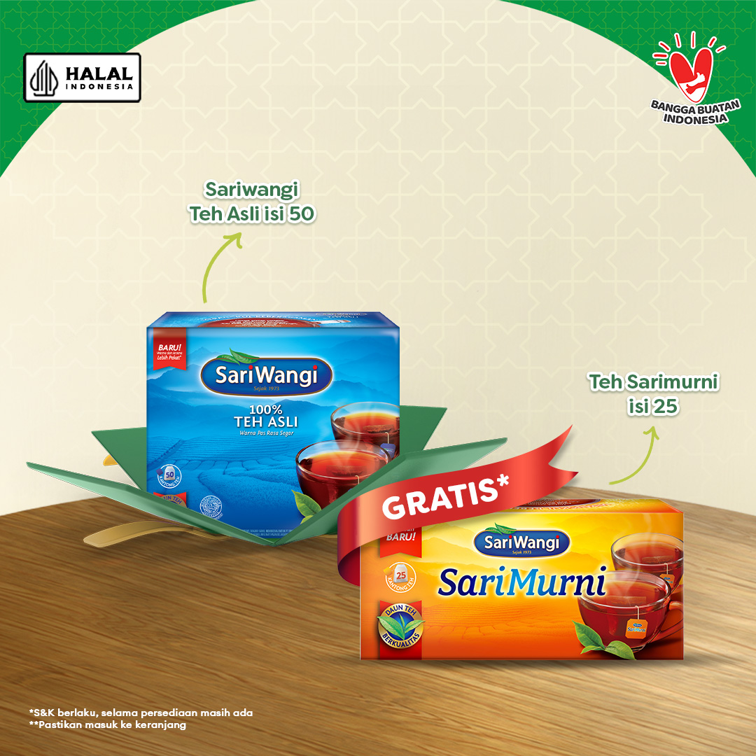Jual Sariwangi Teh Celup Asli 1 Box Isi 25 Sachet Teh Celup Teh Wangi ...