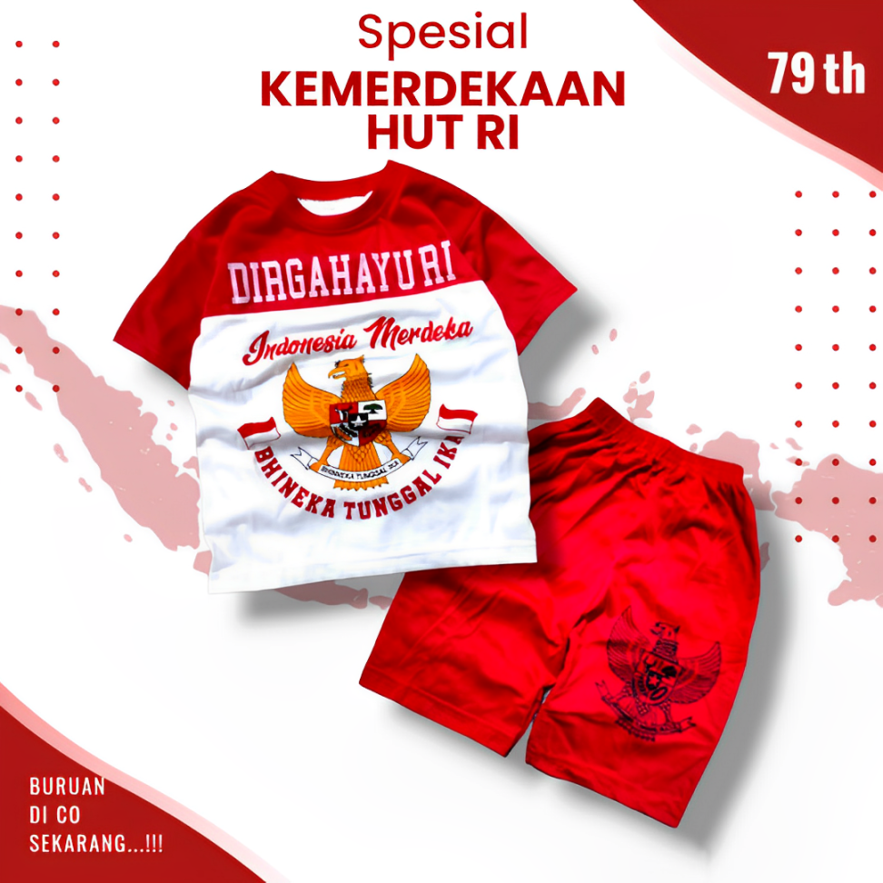 Jual One Set Kaos Agustusan 2024 Anak Terbaru - Aug 2024 | Lazada.co.id