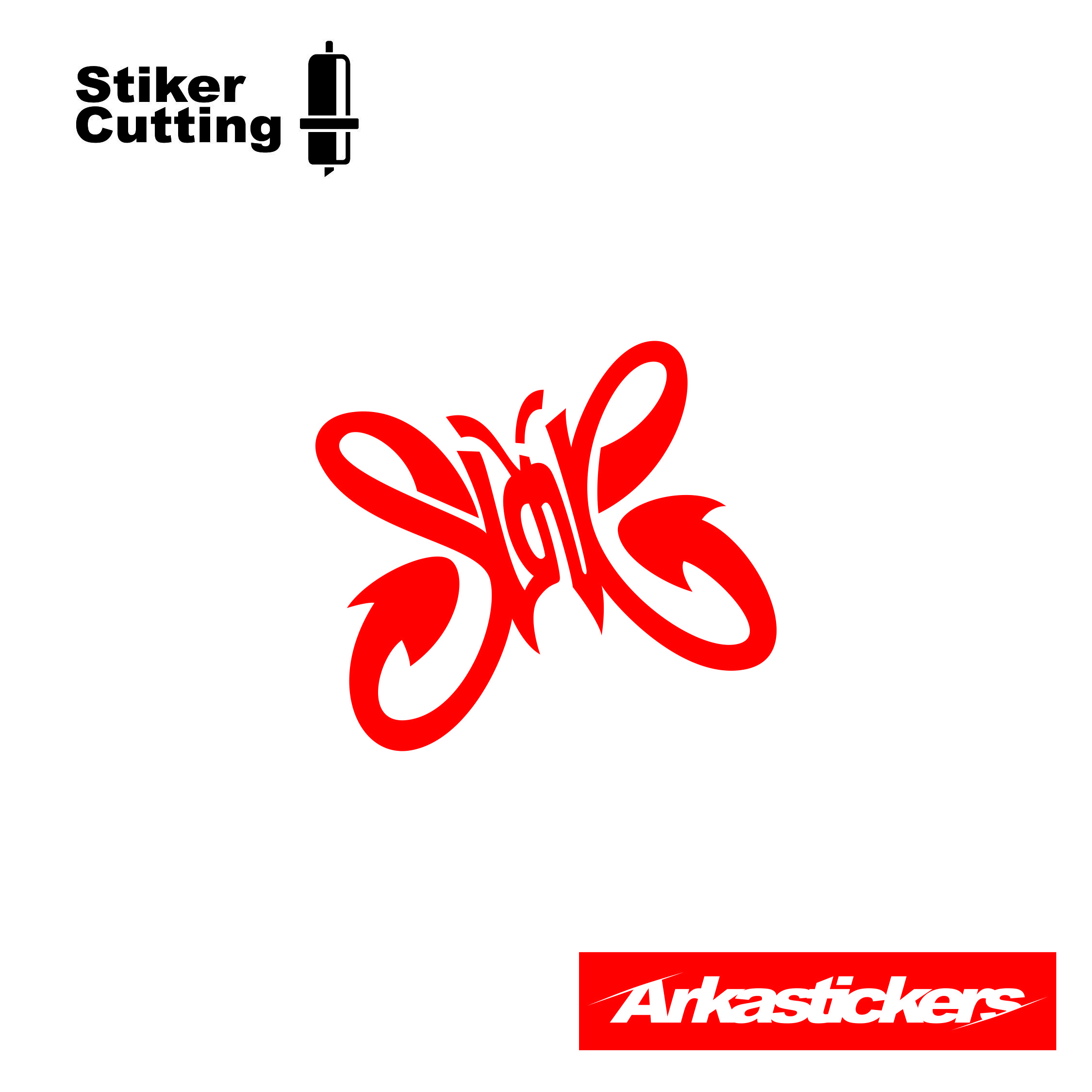 Slank Cutting Logo Sticker Shopee Malaysia