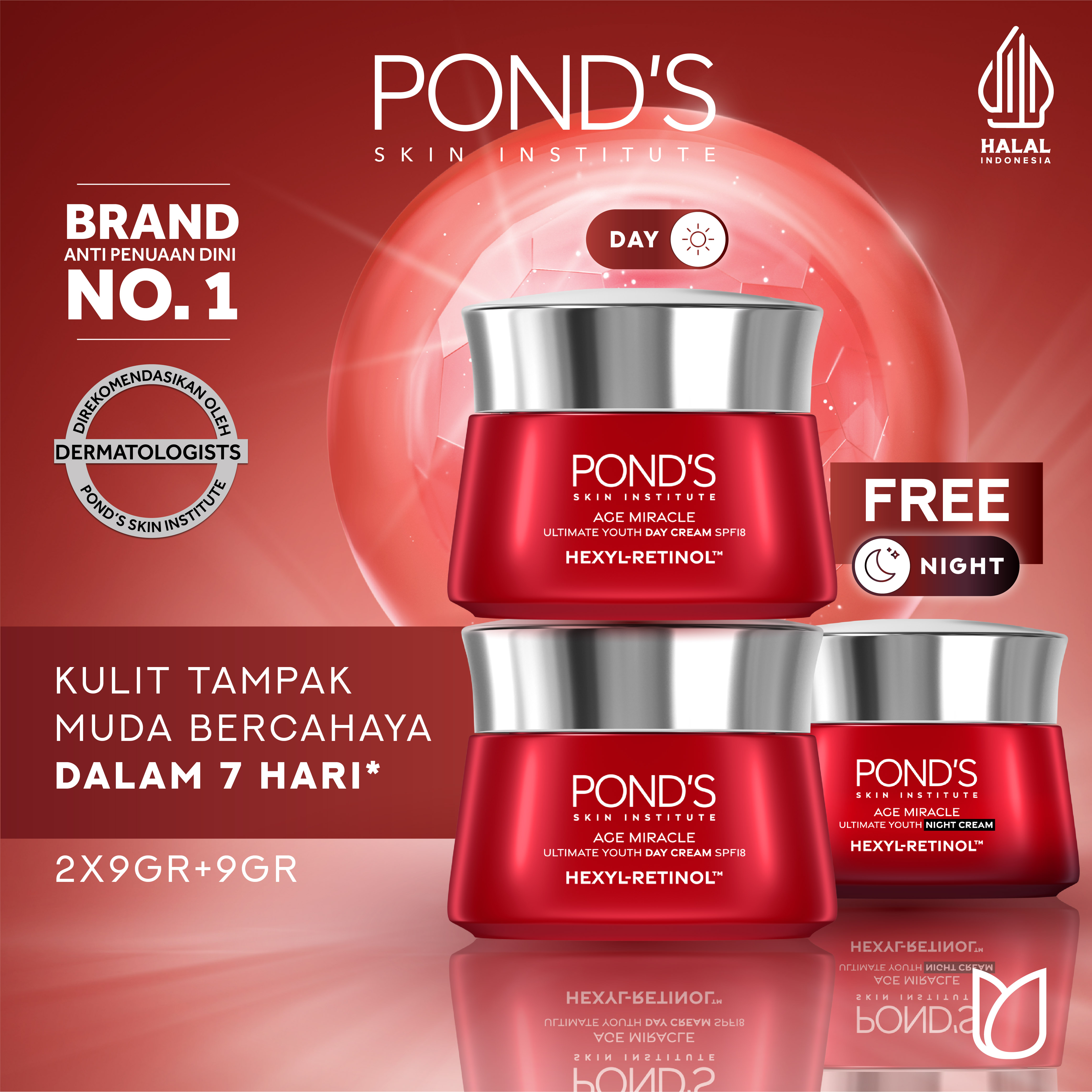 Jual Ponds Age Miracle Kemasan Lama Terbaru - Jul 2024 | Lazada