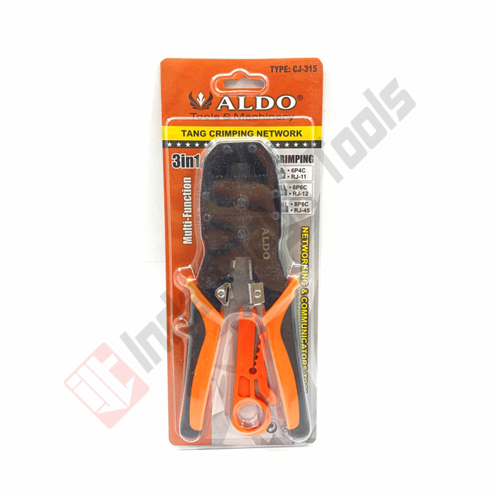 Jual ALDO CJ-315 Tang Crimping Network - Tang Krimping RJ-11 RJ-12 RJ ...