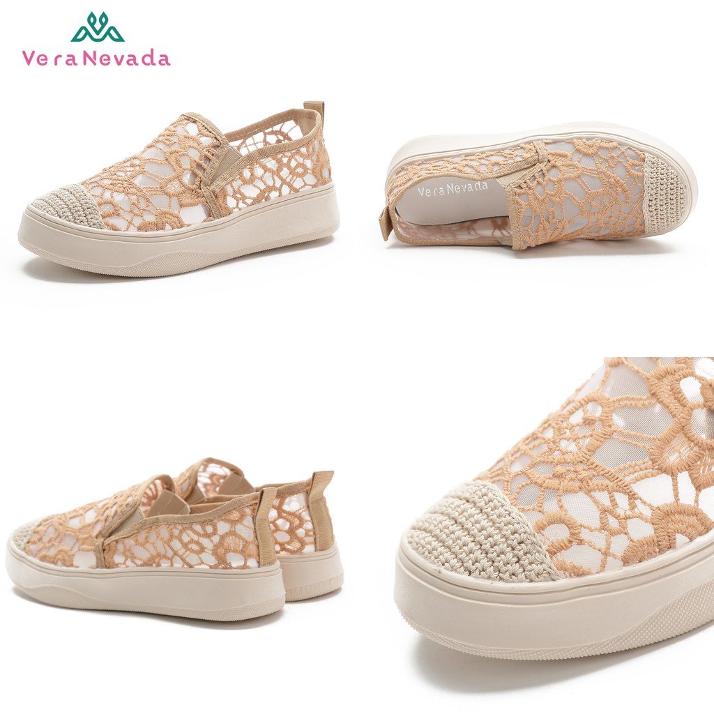 Promo ASLI IMPORT Vera Nevada Emily Sepatu Loafers Brokat Wanita Shoes ...