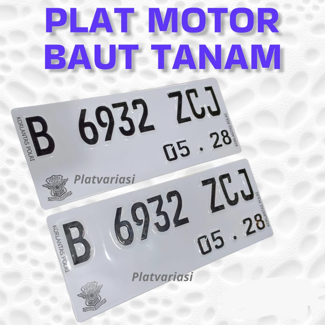 plat nomor motor cuting baut tanam - Membeli plat nomor motor cuting ...