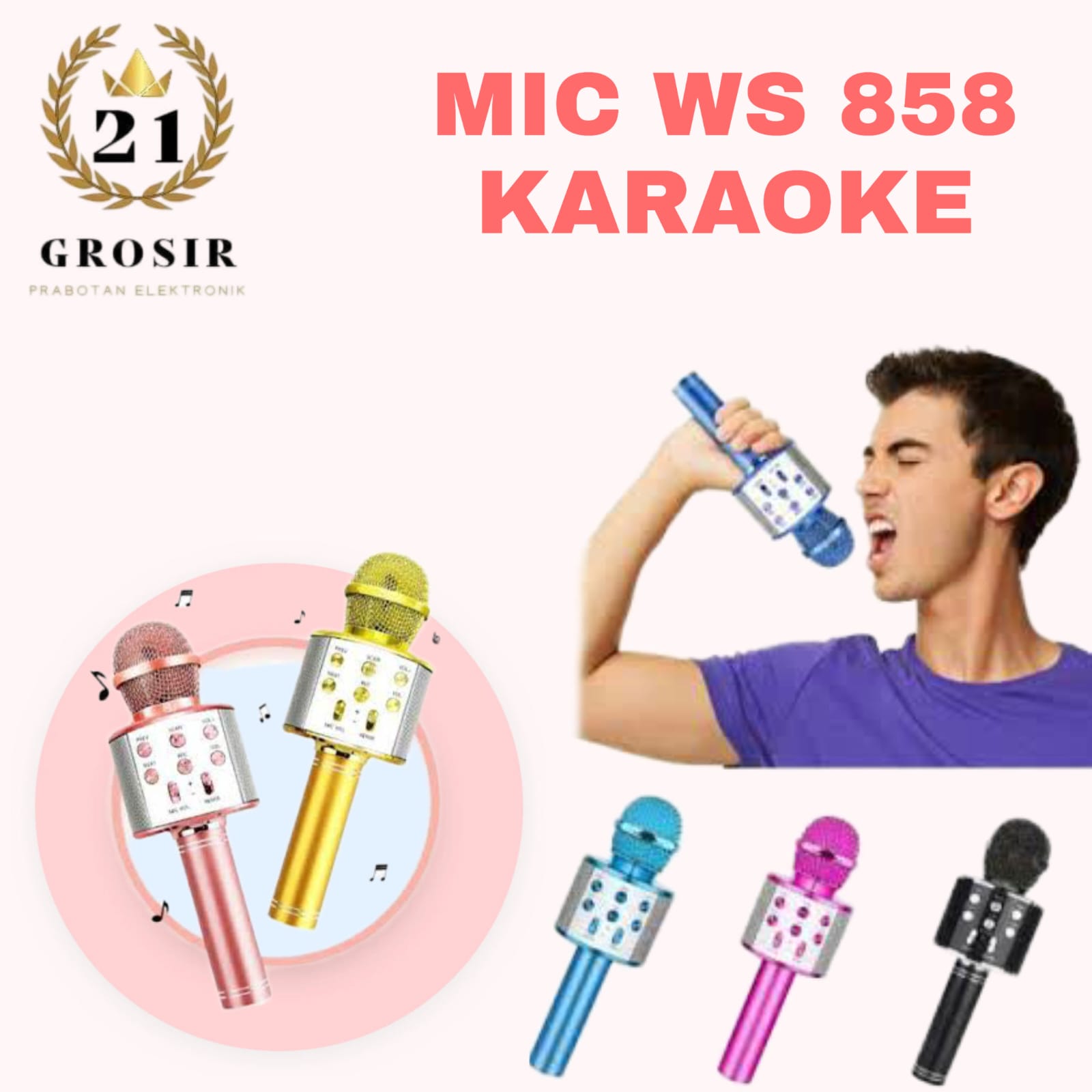 Jual Mik Karaoke Dewasa Bluetooth Kualitas Terbaik Terbaru - Jul 2024 ...