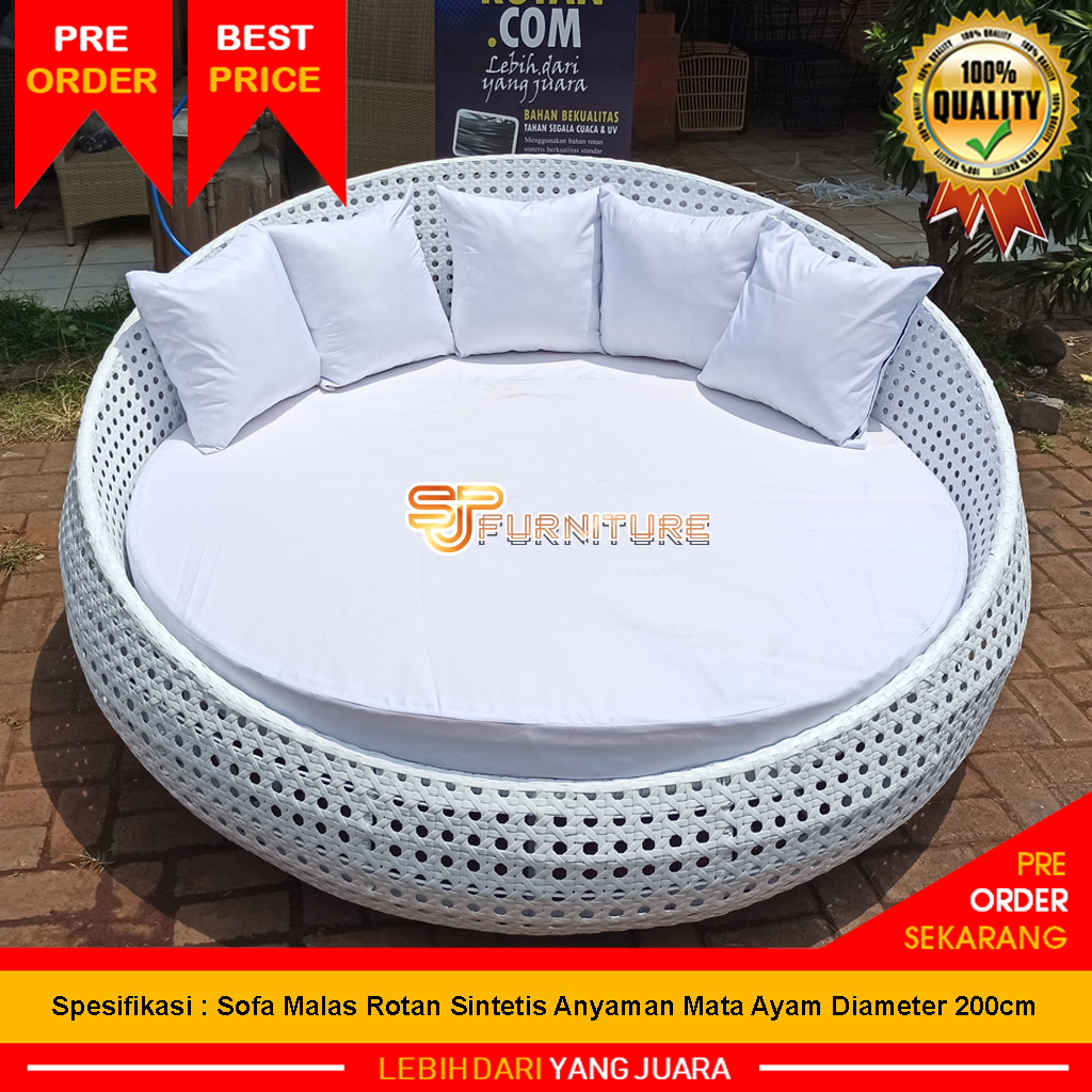 Sofa Bulat Besar | Baci Living Room