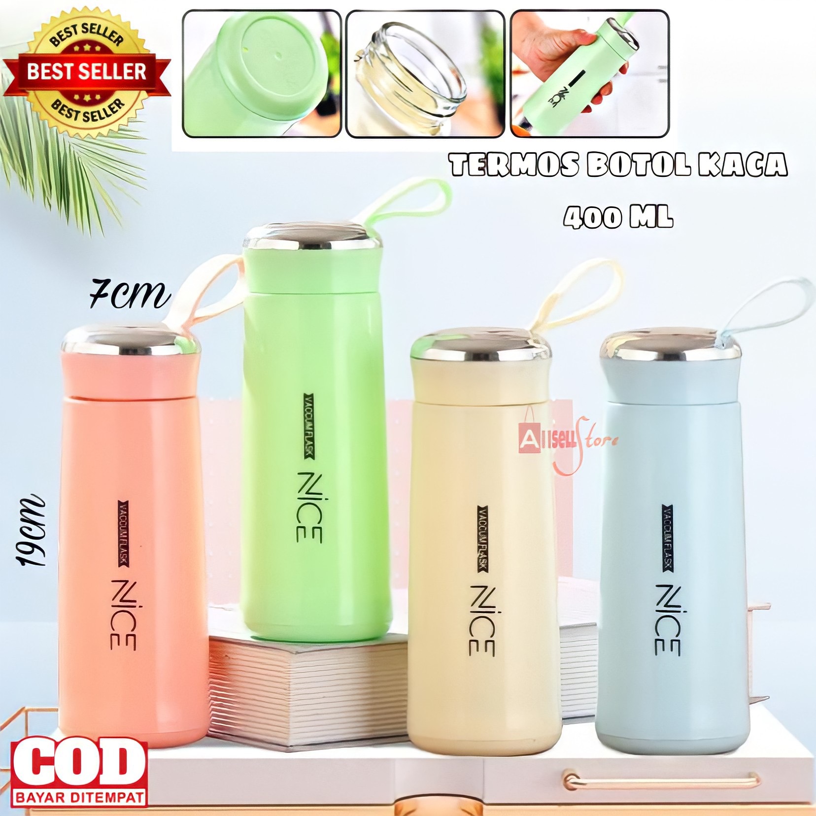 Jual Botol Yang Ada Gelas Nya 3 Tapi Tahan Panas Dan Tahan Dingin ...