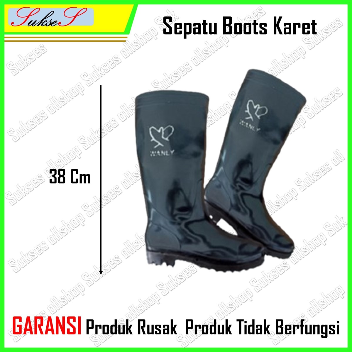 Jual Sepatu Sawah Anti Keong Panjang Yang Tahan Sobek Di Selakangan ...