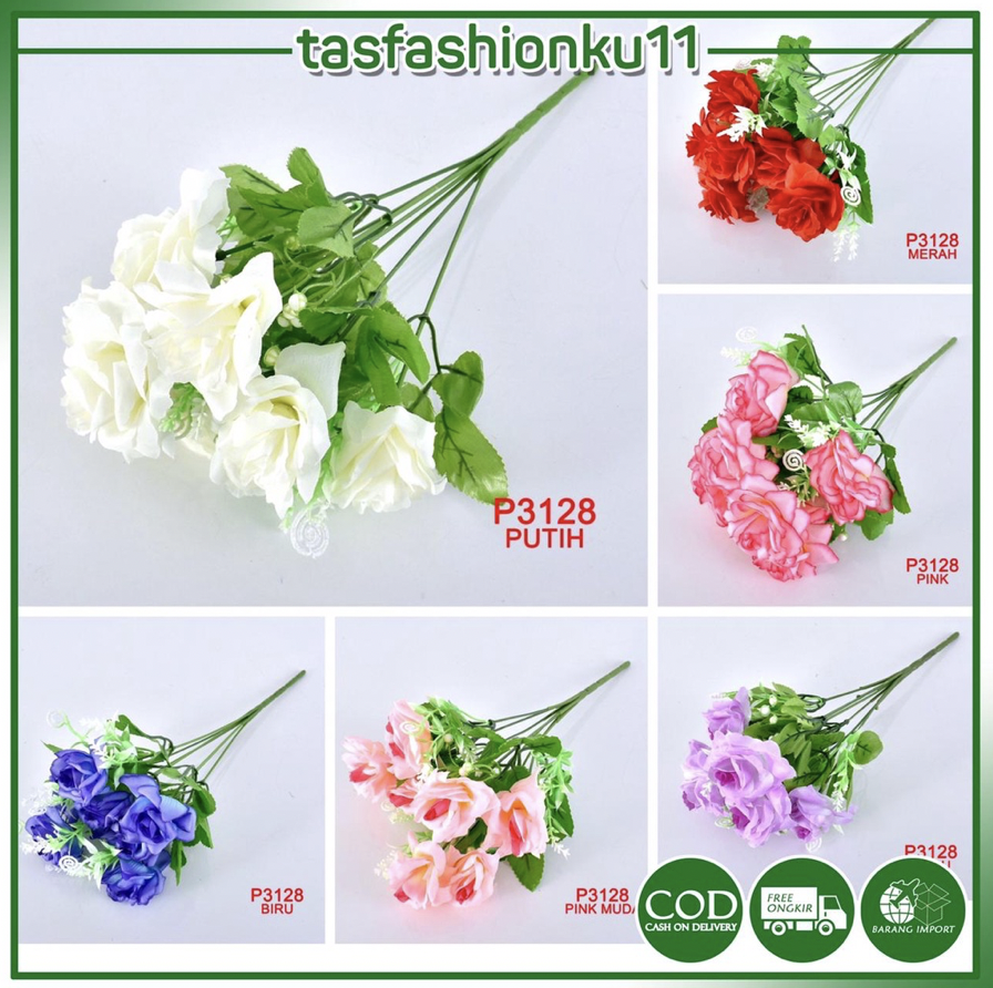 Jual Bunga Tulip Palsu 5 Tangkai Warna Biru Terbaru - Oct 2024 | Lazada ...