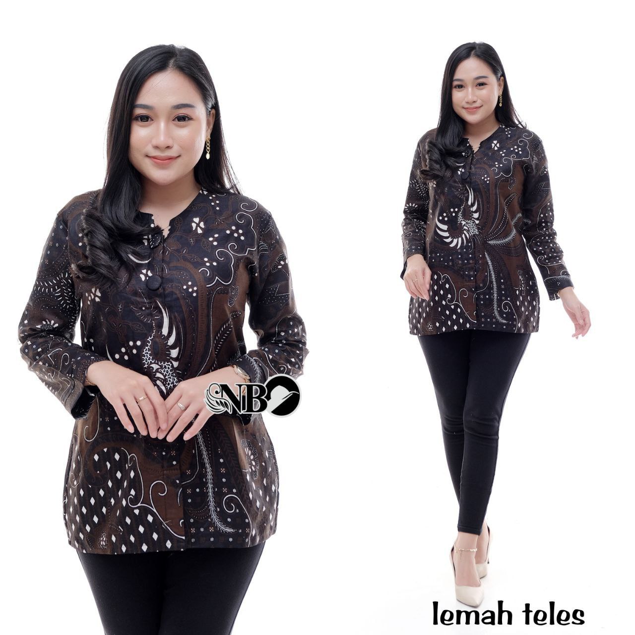 Contoh Dress Batik Untuk Wanita Gemuk Model Baju Batik Wanita Modern