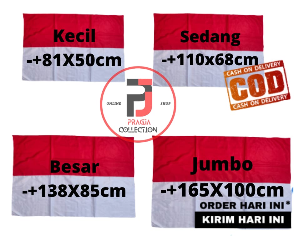 Jual Bendera Indonesia Bendera Merah Putih Terbaru - Aug 2024 | Lazada ...