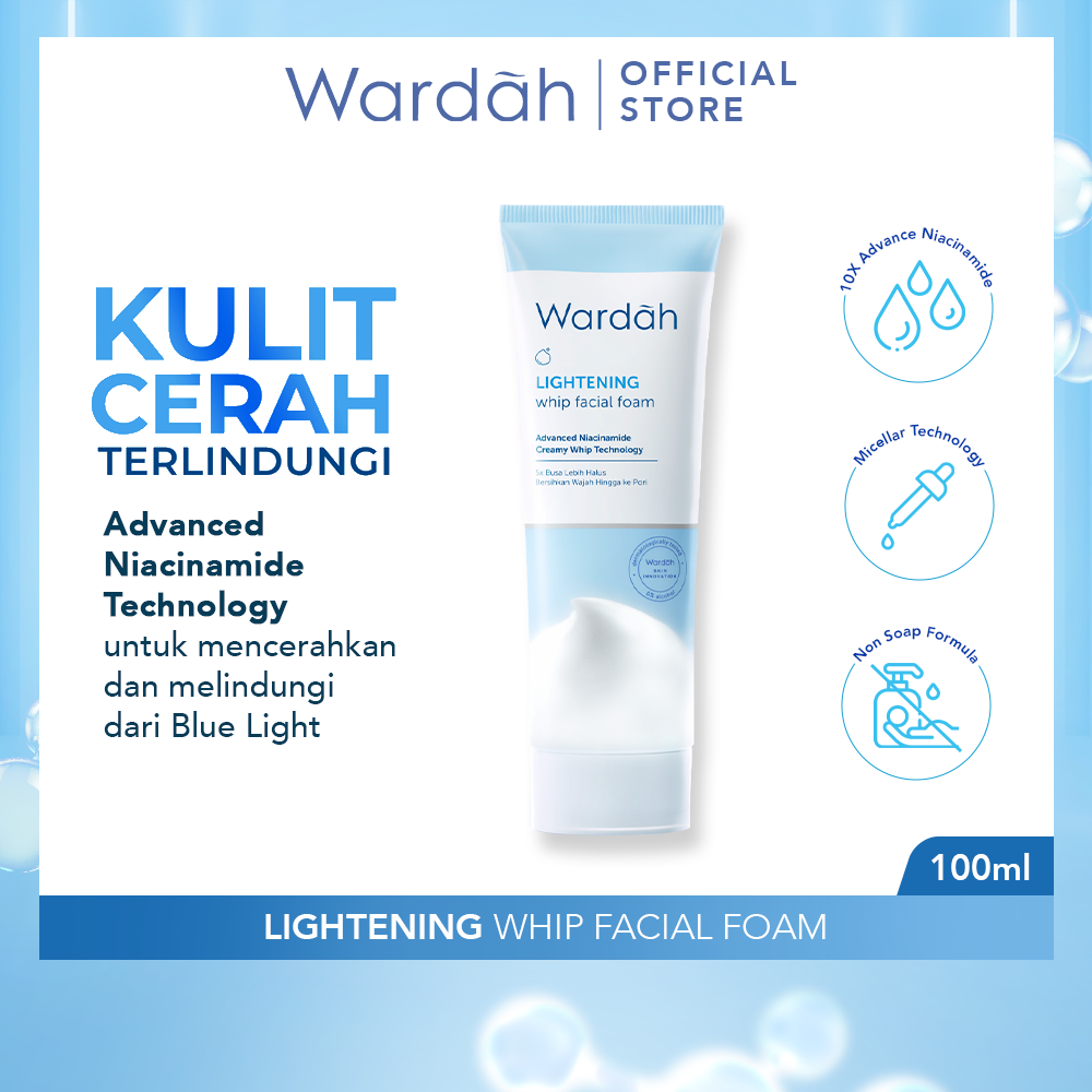 Jual Wardah Lightening Whip Facial Foam 50 Ml Bpom Original Sabun Pencuci Muka Https: S Lazada ...