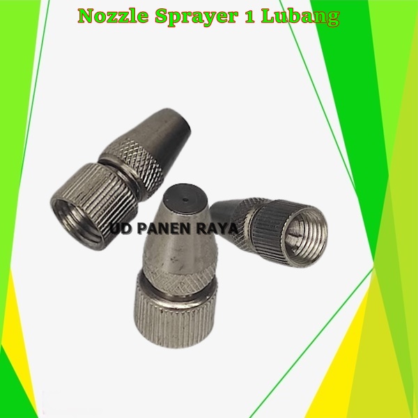 Jual Nosel Spuyer Lurus Bahan besi Nozzle Sprayer lubang1 Alat Pucuk ...