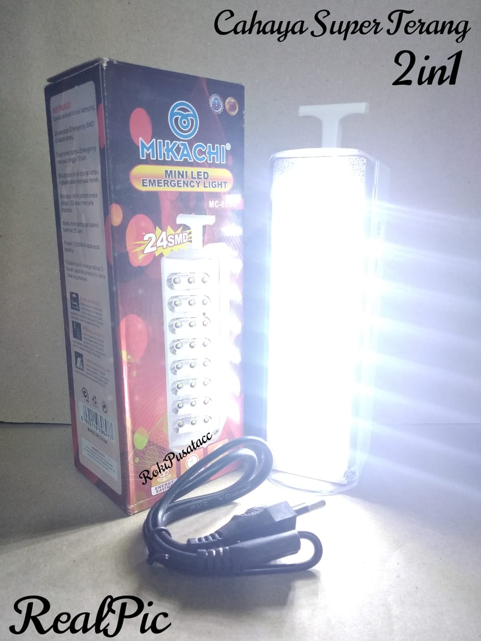 Lampu Emergency Led Pakai Power Bank - Jual Lampu Emergency Led Pakai ...