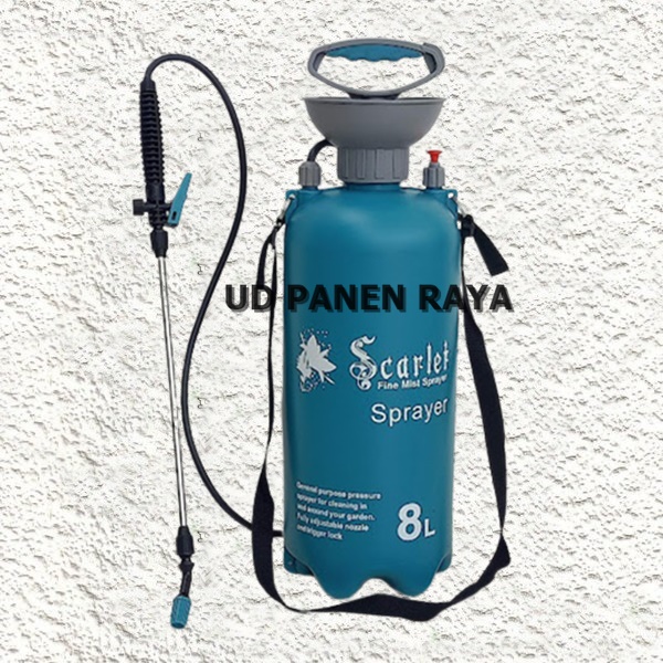 Jual Tangki Semprot Pressure Sprayer 8 liter SCARLET Alat Semprot Pompa ...