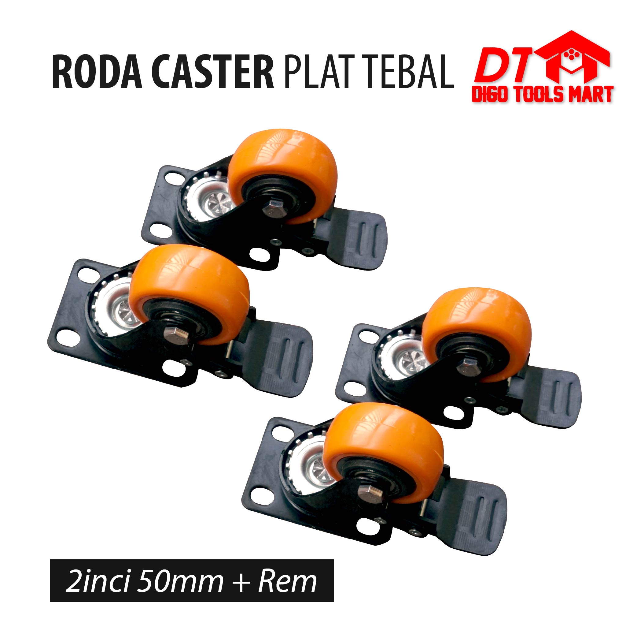 Jual Roda Troli 3 Inch Rem Terbaru - May 2024 | Lazada