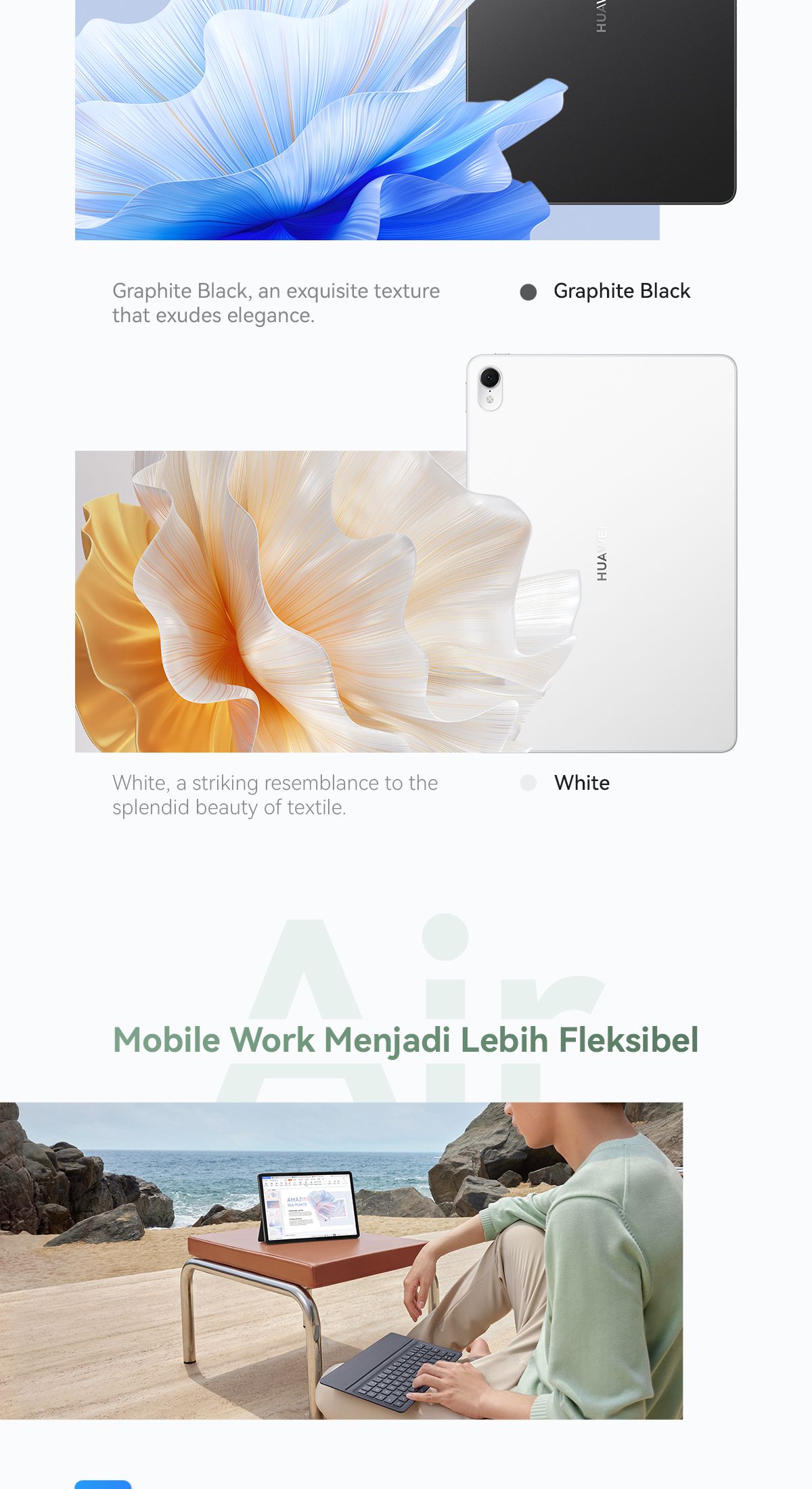 Promo Huawei Matepad Air Tablet [8+128g]| Pc-level Productivity | 144hz ...