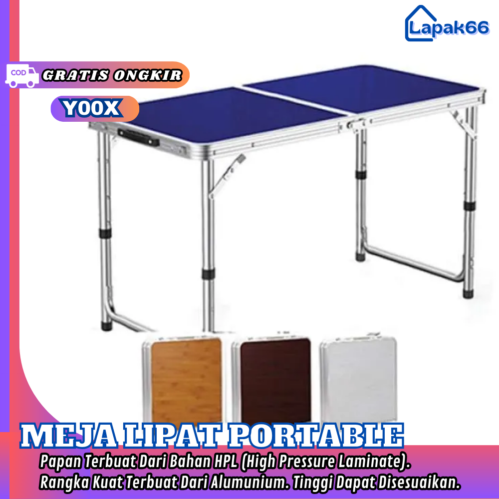Jual Meja Lipat Portable Ukuran 1 Meter Terbaru - Sep 2024 | Lazada.co.id