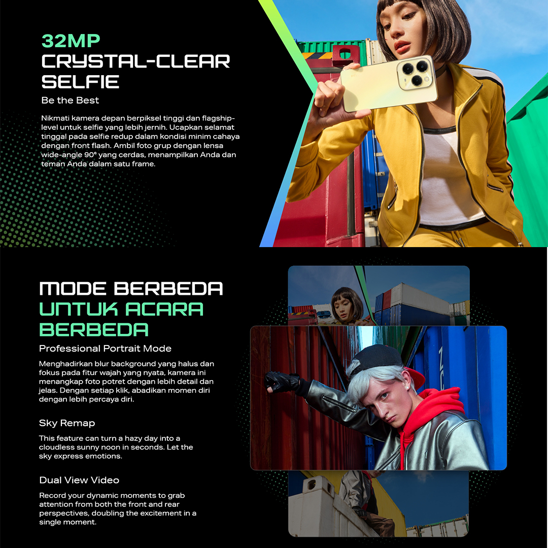 Jual Infinix Hot 40 Pro 8/256gb – Helio G99 - 120hz - 6.78 Fhd+ Hypervision Gaming Pro Display ...