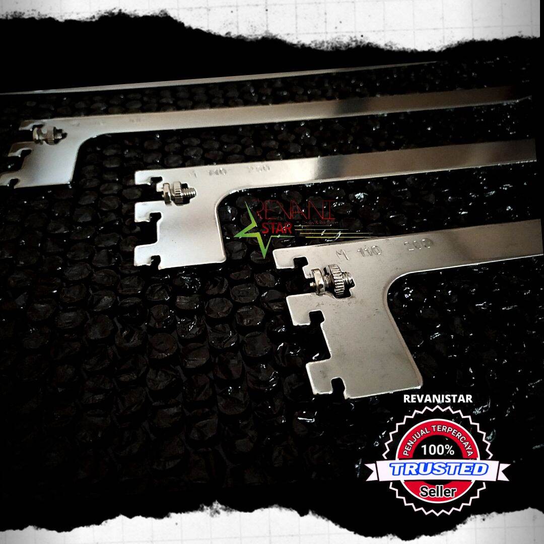 Jual [30cm] Siku ambalan kaca 30cm daun braket kaca untuk rangkaian rak ...