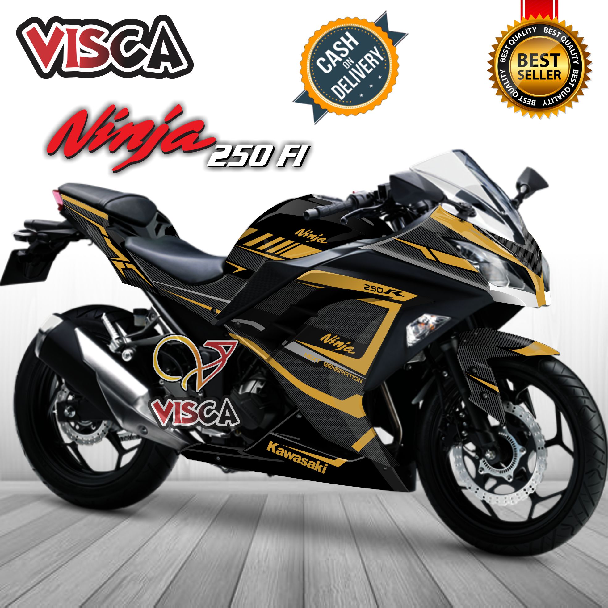 Modifikasi Kawasaki Ninja 250, Ninja Stiker 900 Ribu Portal Sepeda ...