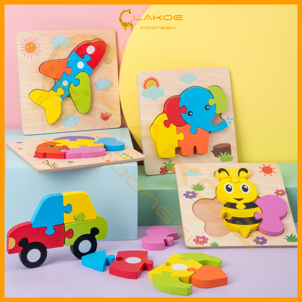 puzzle kayu 3d shape premium - Membeli puzzle kayu 3d shape premium ...