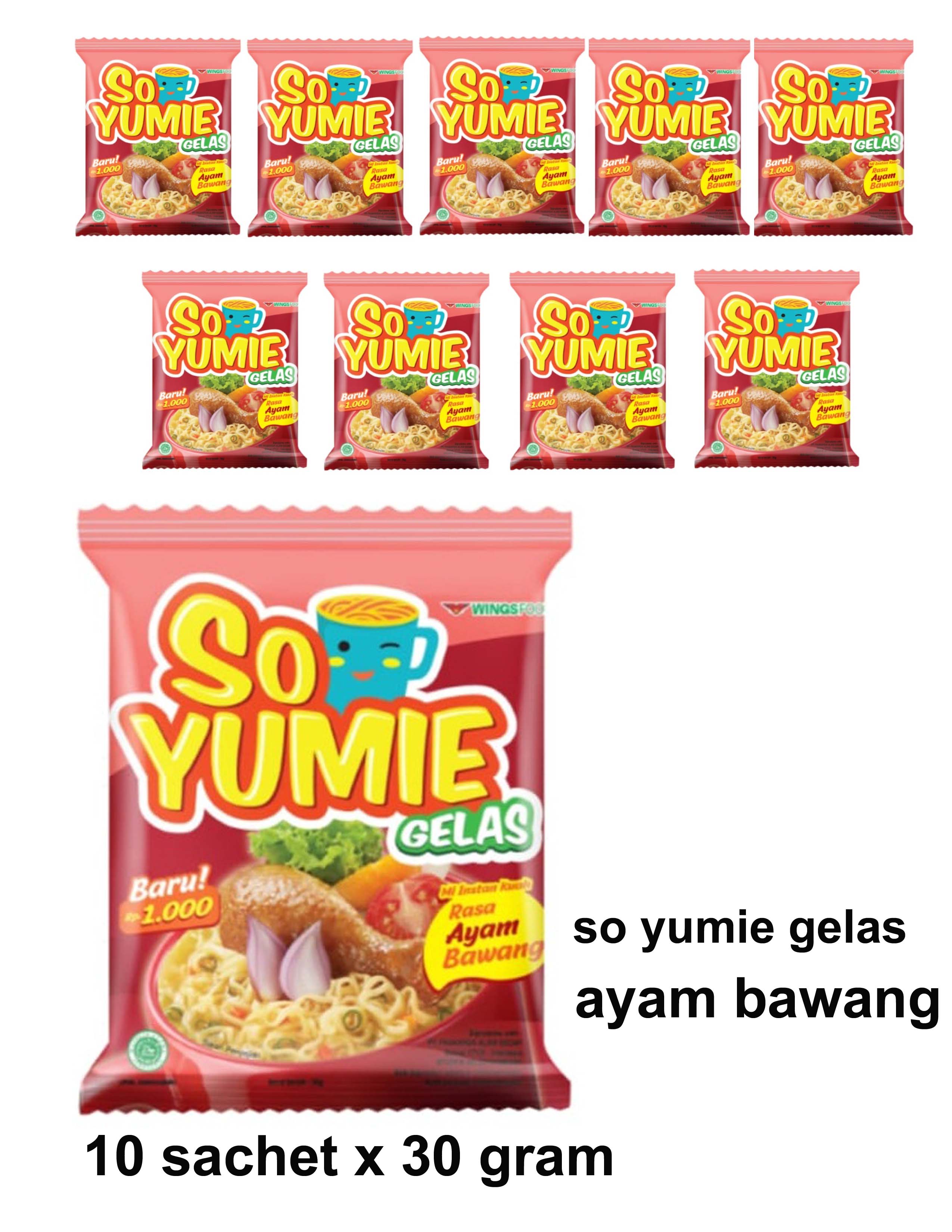 Jual Mie So Yumie Gelas 10 Sachet X 30 Gram Https: S Lazada Co Id S ...